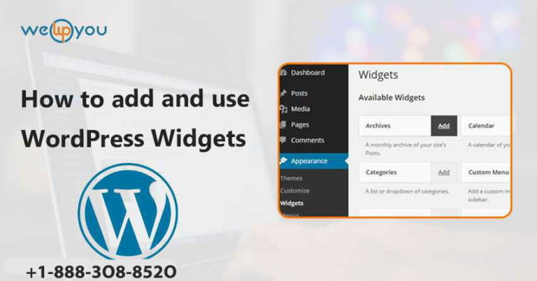WordPress Widgets | How to Add & use WP widgets- wewpyou
