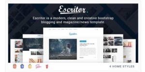 Top Writer Website Templates for Bloggers and Authors