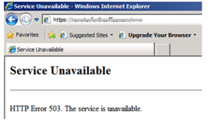 How to Fix HTTP Error 503 The Service is Unavailable? - wewpyou
