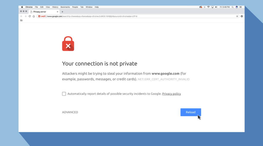 How to Fix Your Connection is Not Private Error | Wewpyou.com